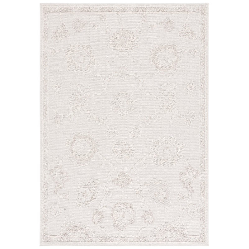 Ophelia & Co. Savell Performance Solid Color Rug | Wayfair