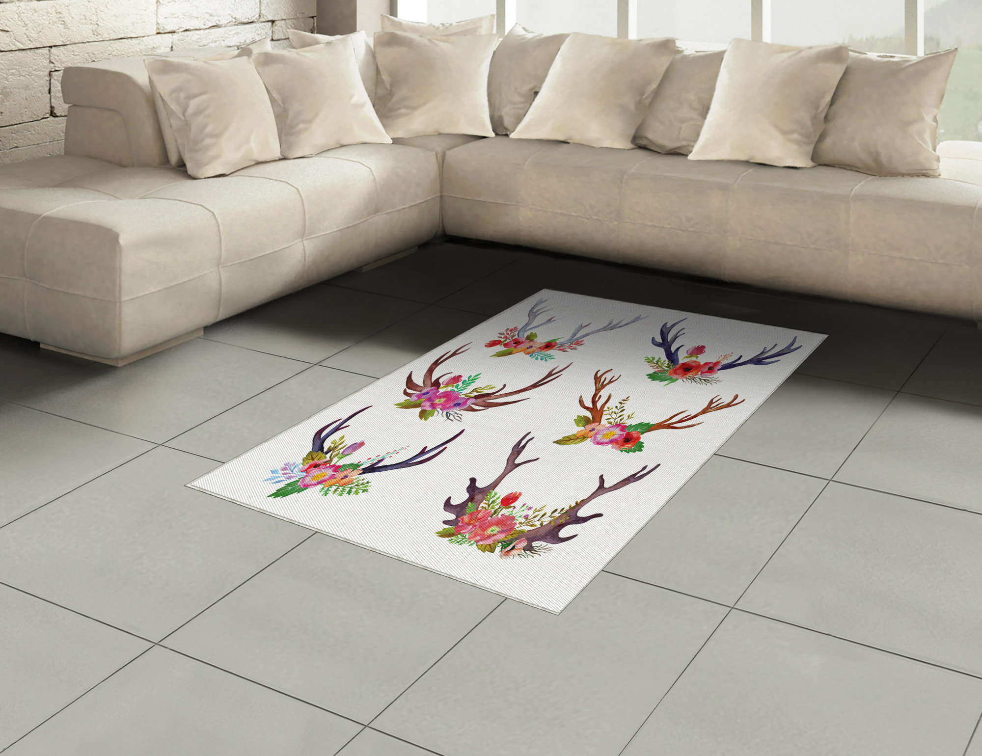 East Urban Home Antlers High Density Long Fiber Poly Threads Decorative ...