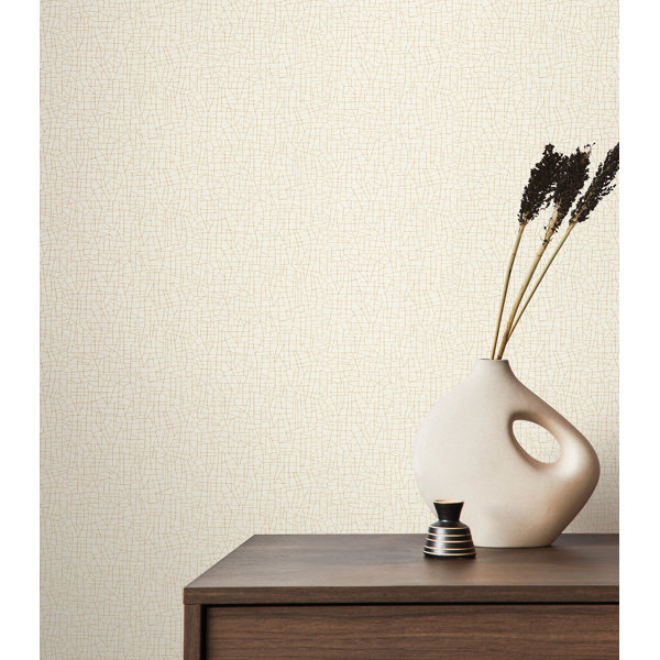 York Wallcoverings Abstract Vinyl Wallpaper Roll | Perigold