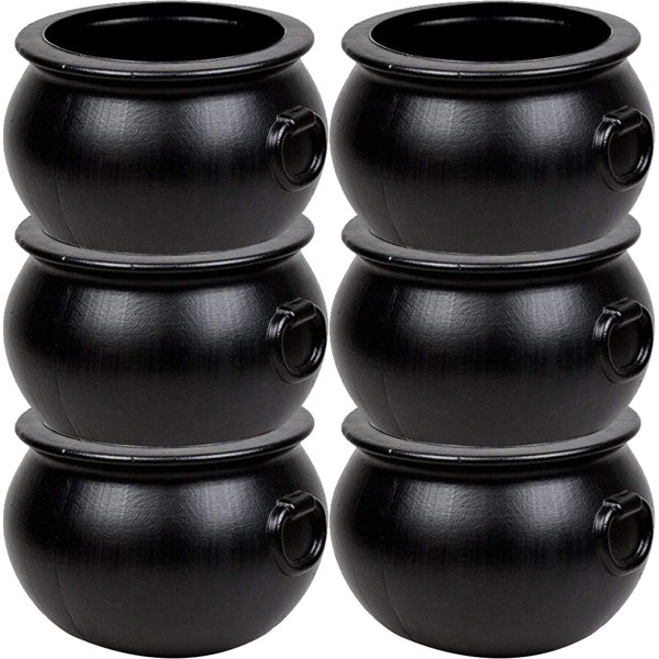 PMU Halloween Cauldron - Blow Mold Plastic Party Accessory - Candy ...