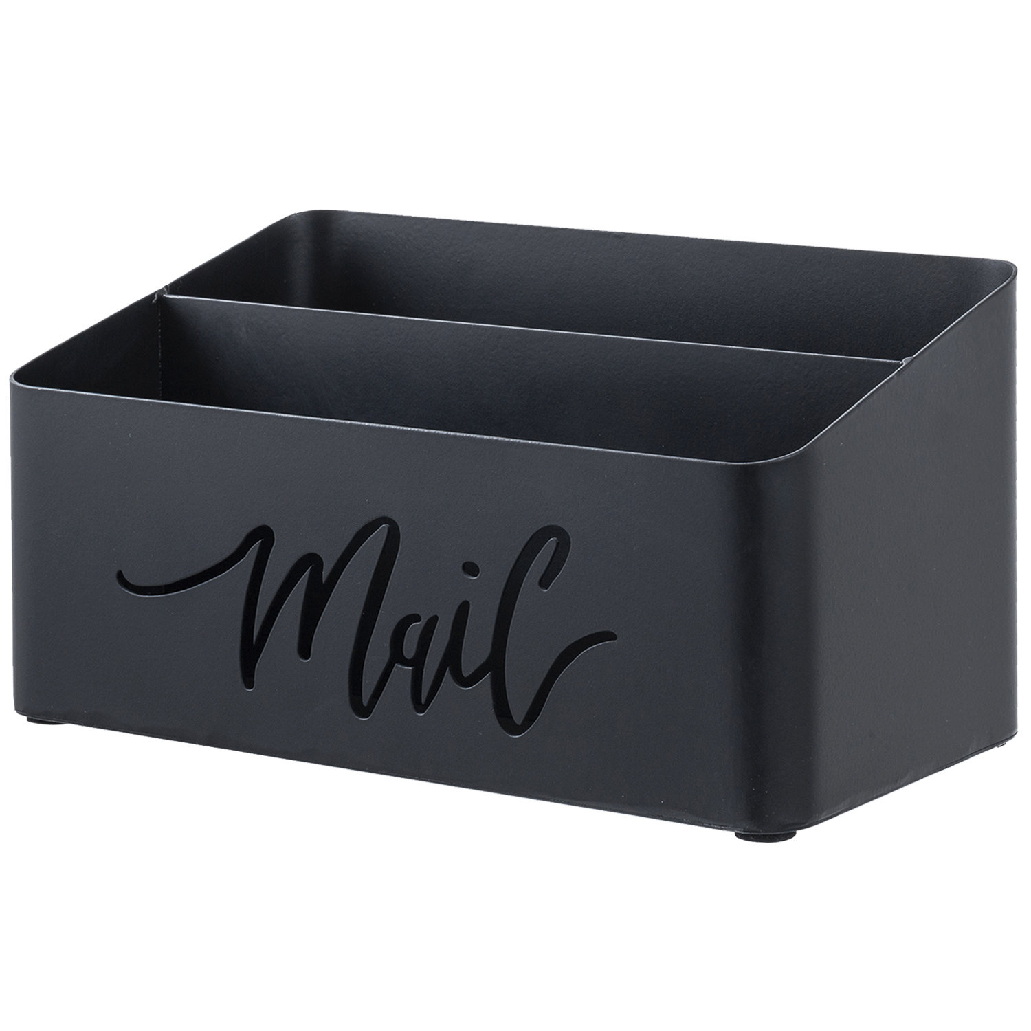 Inbox Zero 2-Slot Metal Mail Sorter Desk Organizer - Wayfair Canada