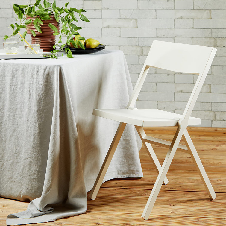 Ebern Designs Jalah Ladder Back Folding Stacking Side Chair | Wayfair.co.uk