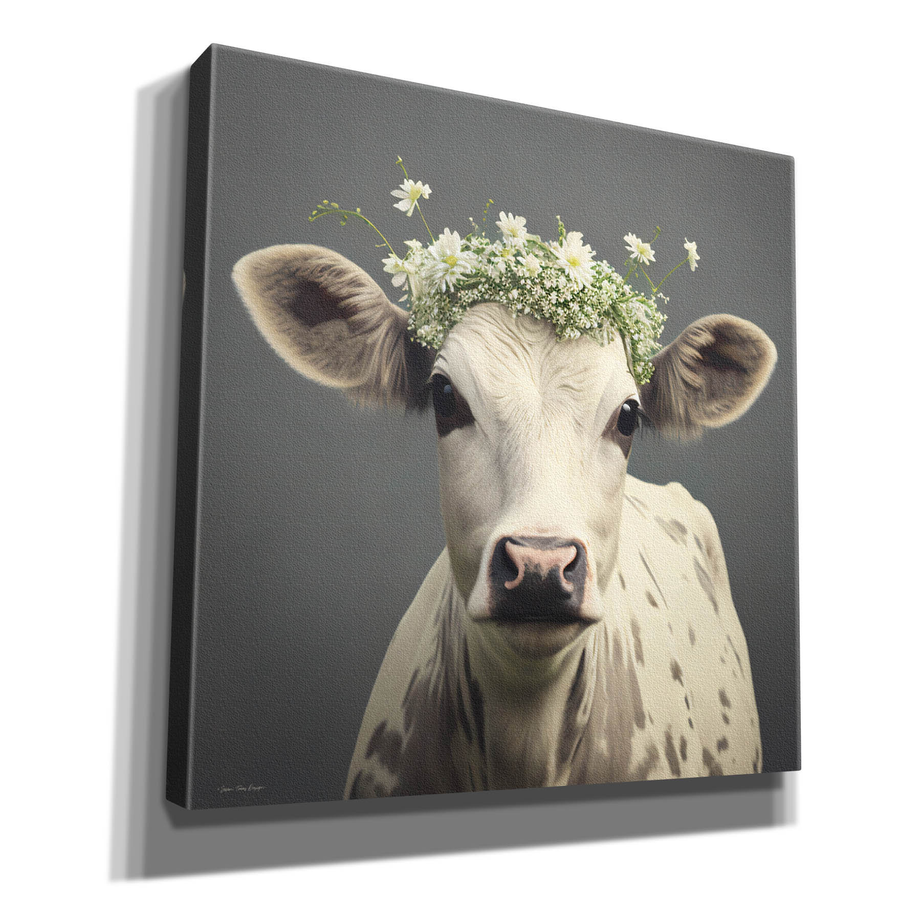 August Grove 'Cow-ntry Charm' by Seven Trees Designs, Canvas Wall Art ...