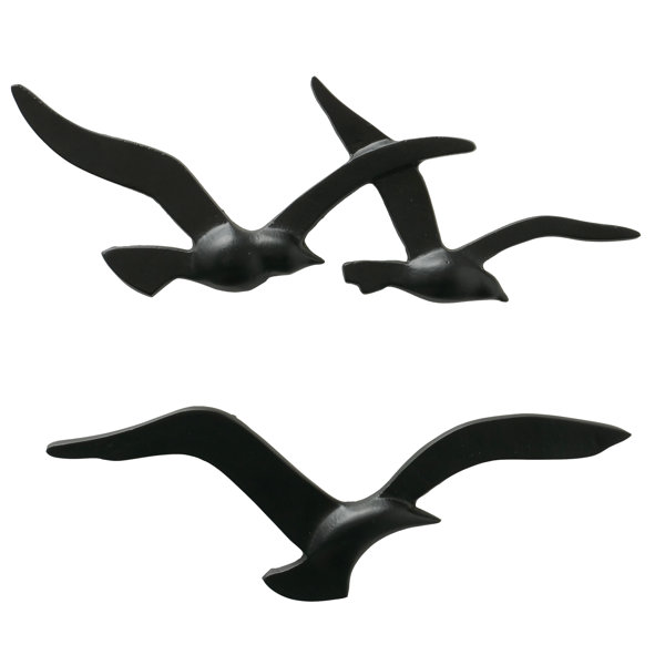 Everly Quinn Flying Birds Wall Décor Set & Reviews | Wayfair