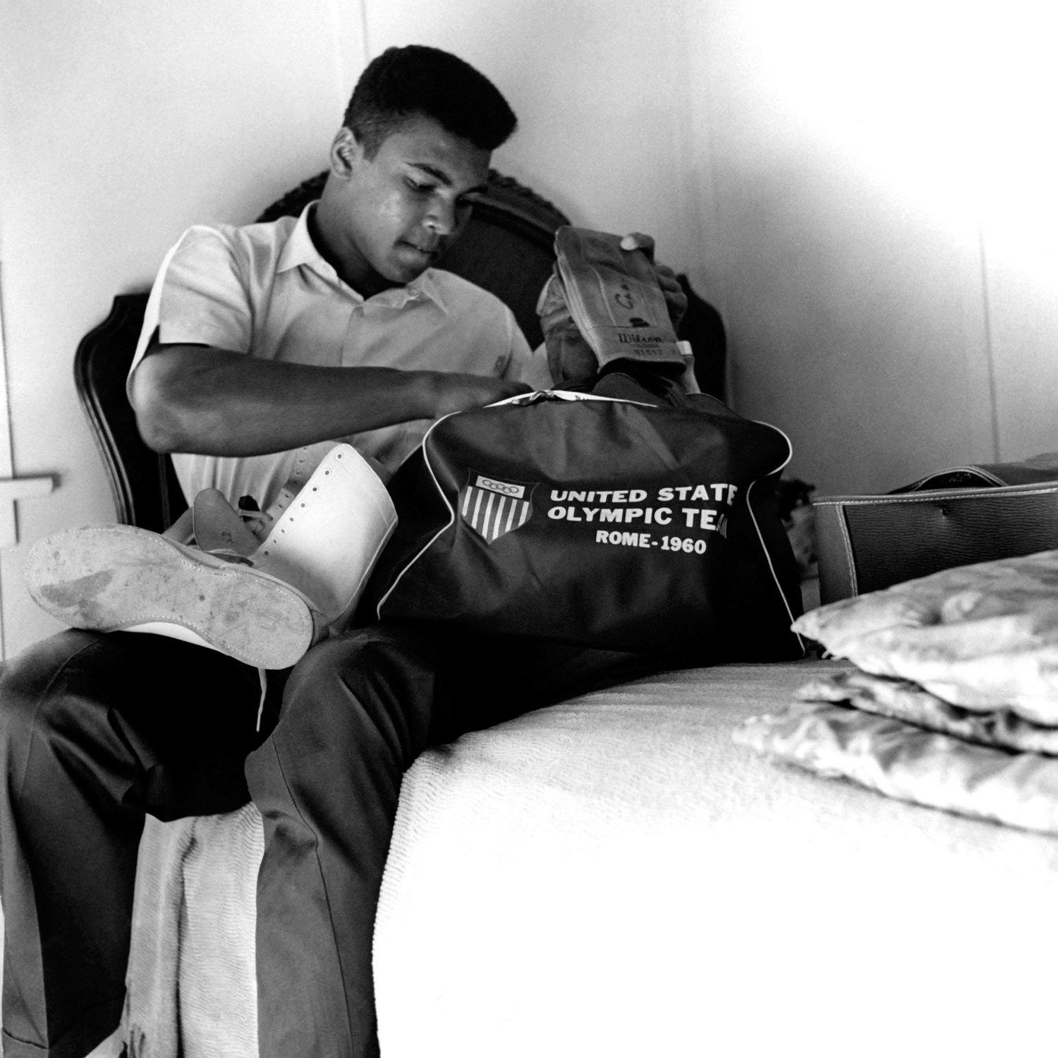 Globe Photos Entertainment & Media Muhammad Ali Packing His Olympic ...