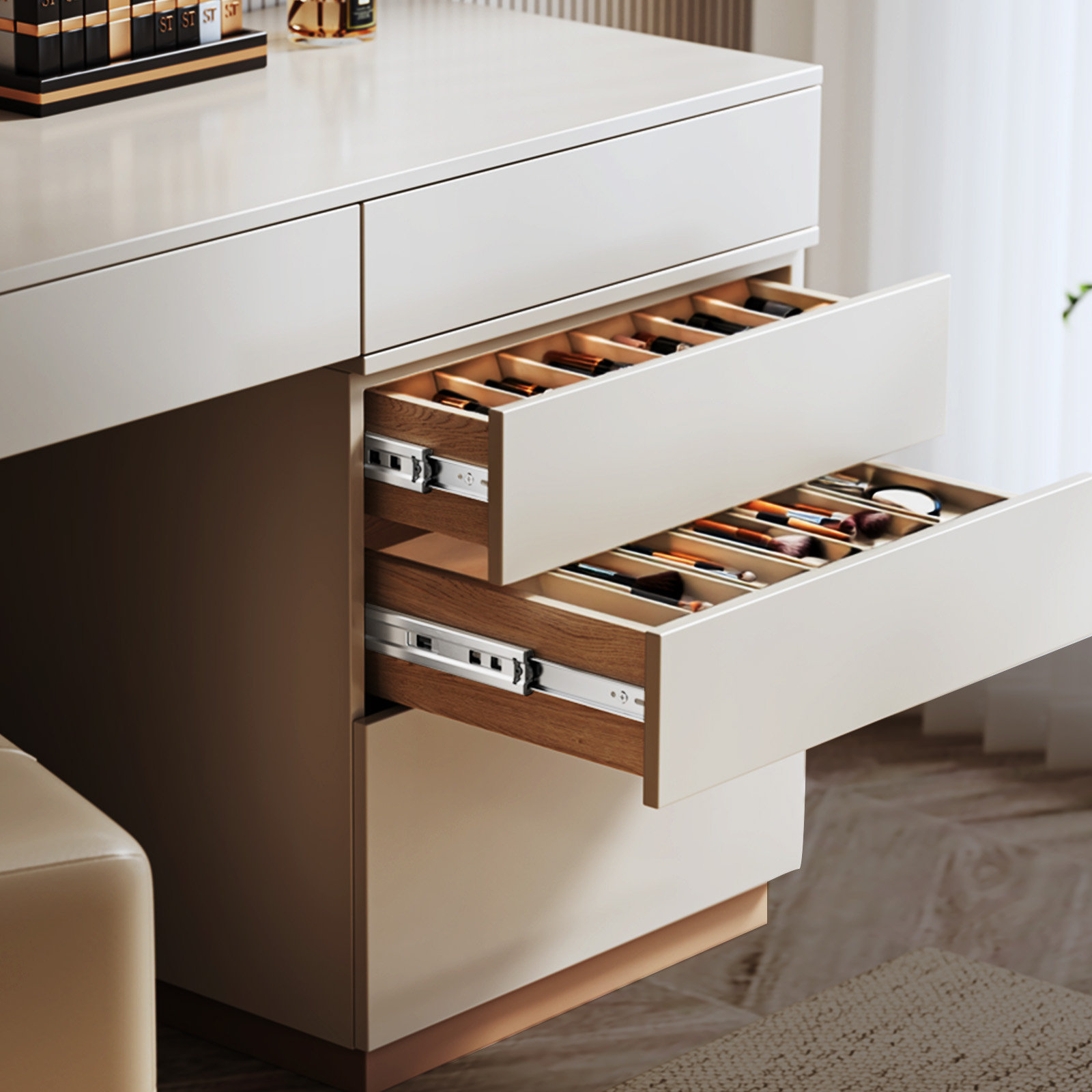 Stellweilan Tessberg Drawer Cabinet Slides Side Mount 22 inch 10 Pairs ...