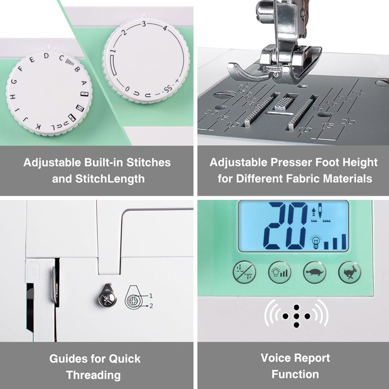 China Feiyue Computerized Mechanical Sewing Machine | Wayfair