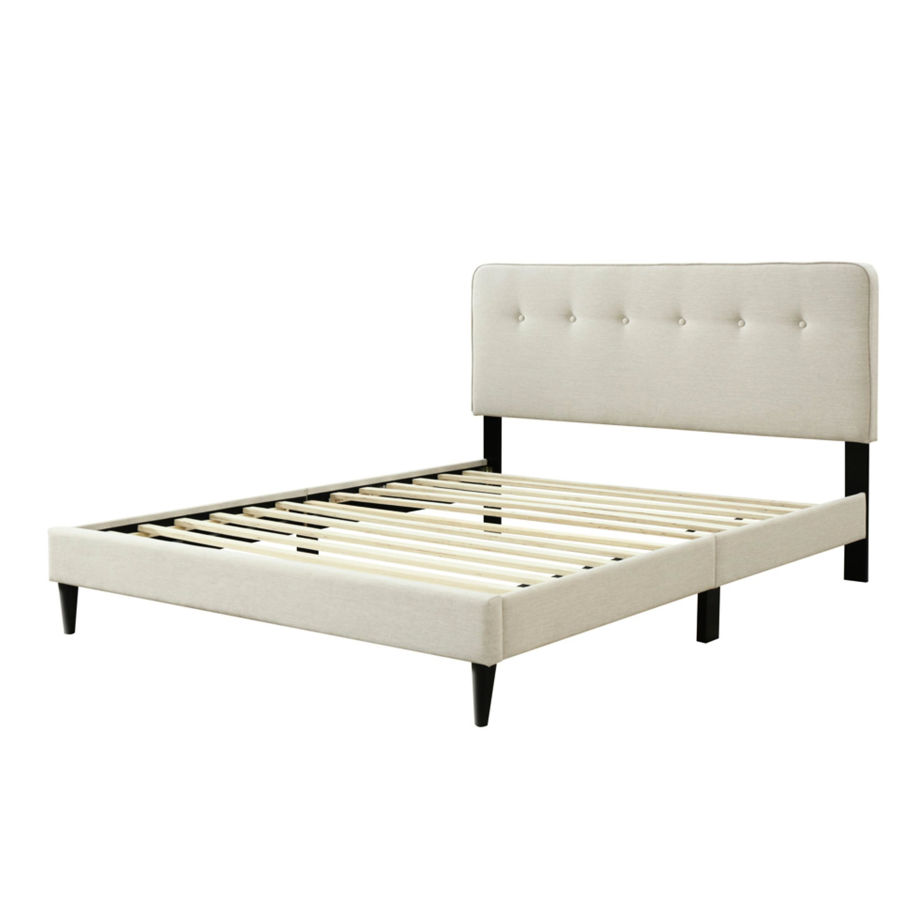 Latitude Run® Off - White Bed In A Box, Upholstered With Charging ...