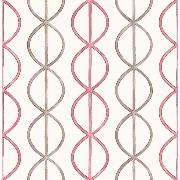 Hokku Designs Lannah 33' L x 20.5" W Wallpaper Roll - Wayfair Canada