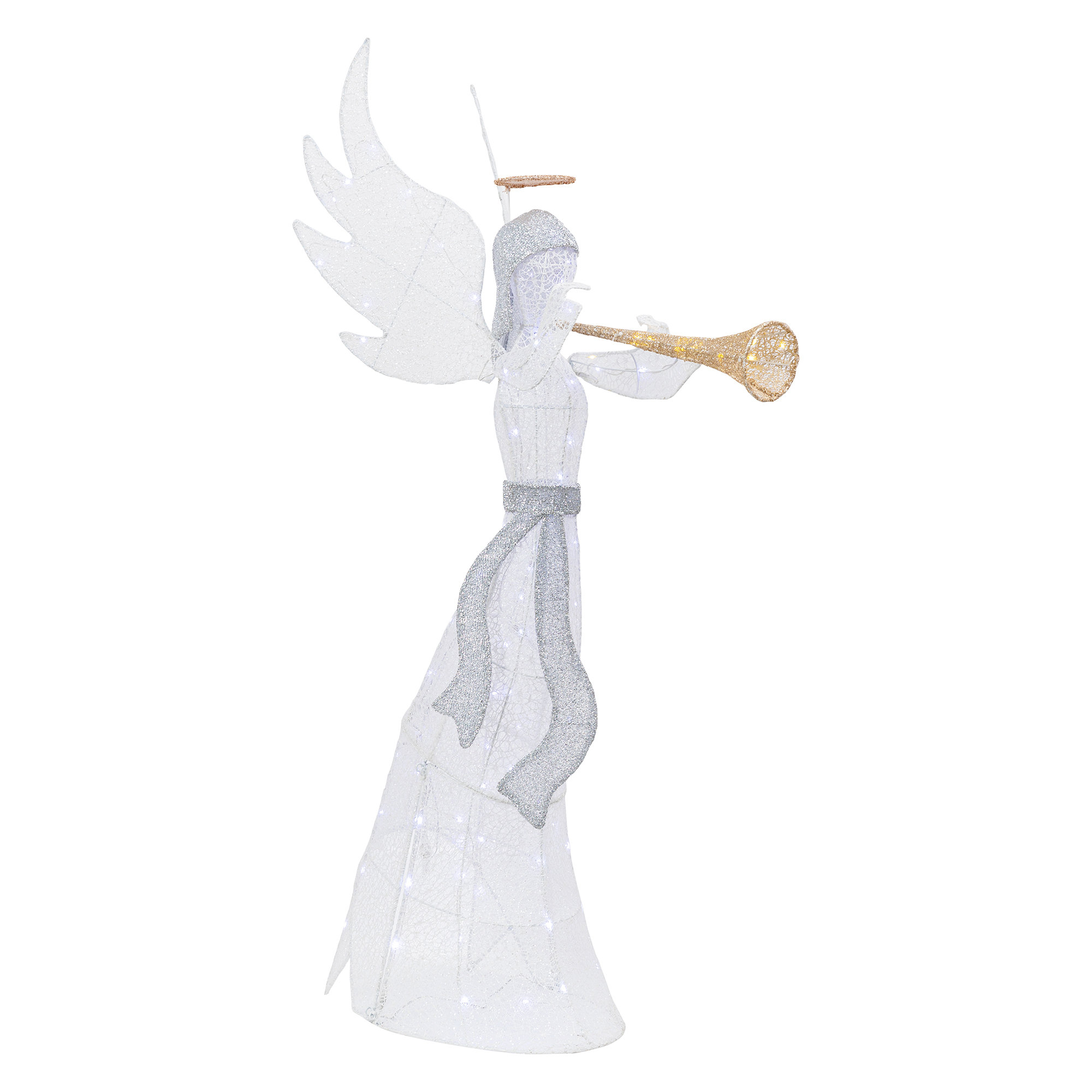 The Holiday Aisle® Christmas Decoration Outdoor Lighted Angel with LED ...