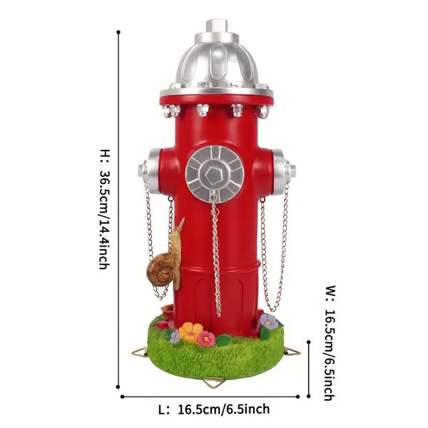 17 Stories Simulated Fire Hydrant Ornaments With Snails, Suitable For ...