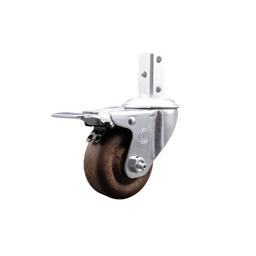 Service Caster Stem Caster with Total Lock Brake | Wayfair