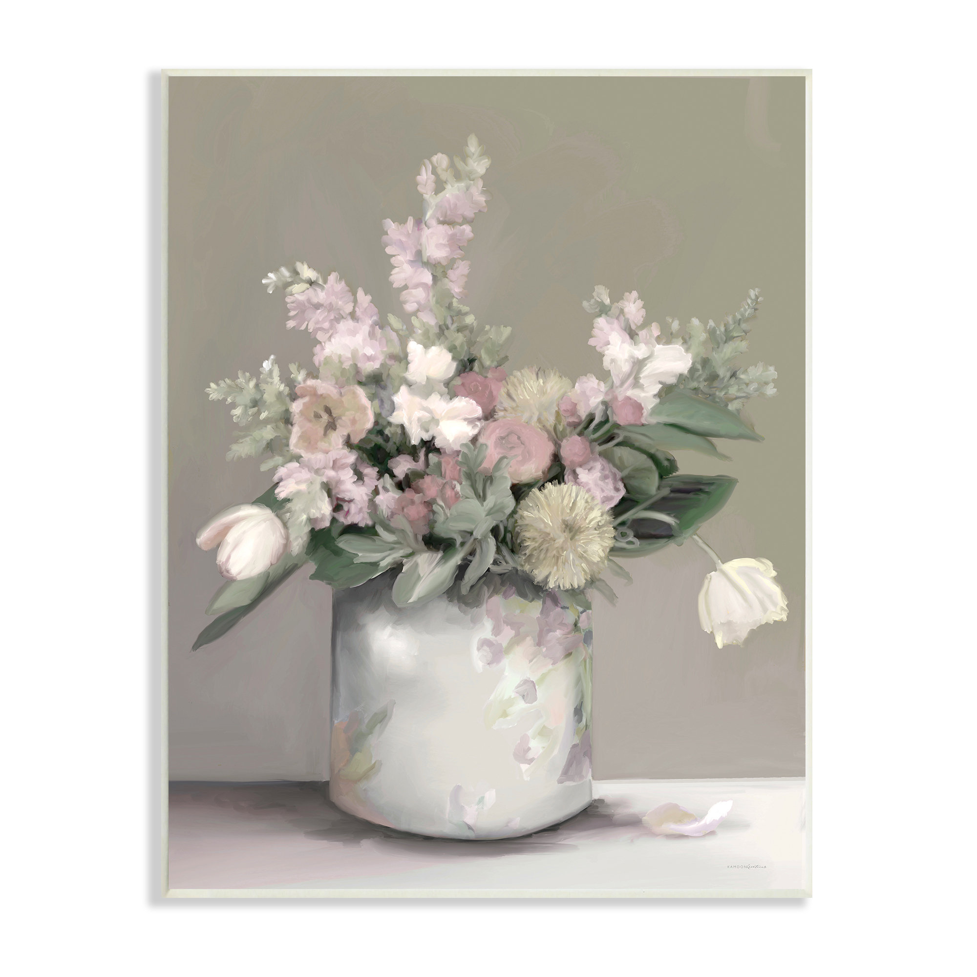 Stupell Industries Timeless Flower Bouquet Assorted Blossoms Patterned ...