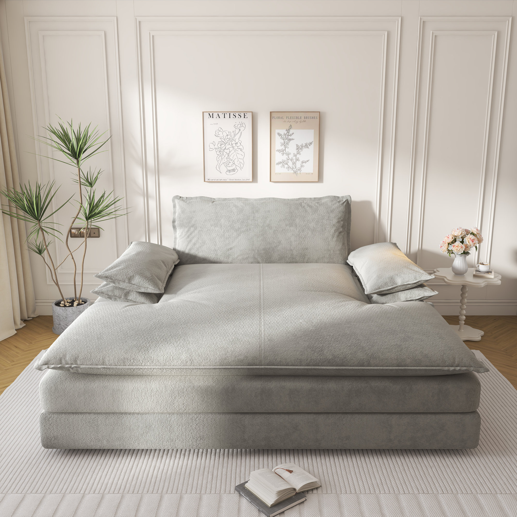 Ivy Bronx Modern Oversized Double Chaise Lounge Chair - Wayfair Canada