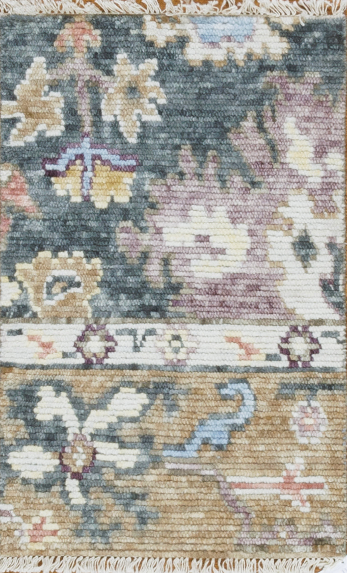 Samad Rugs Ruby Falls Charcoal/Camel | Perigold