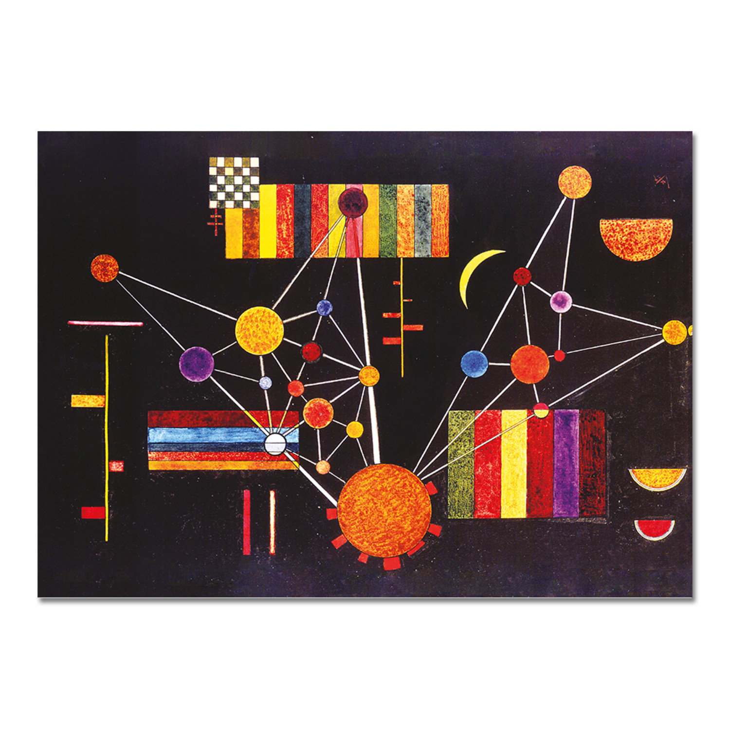 Ivy Bronx Reticolo dall'alto by Wassily Kandinsky - Rectangle Painting ...