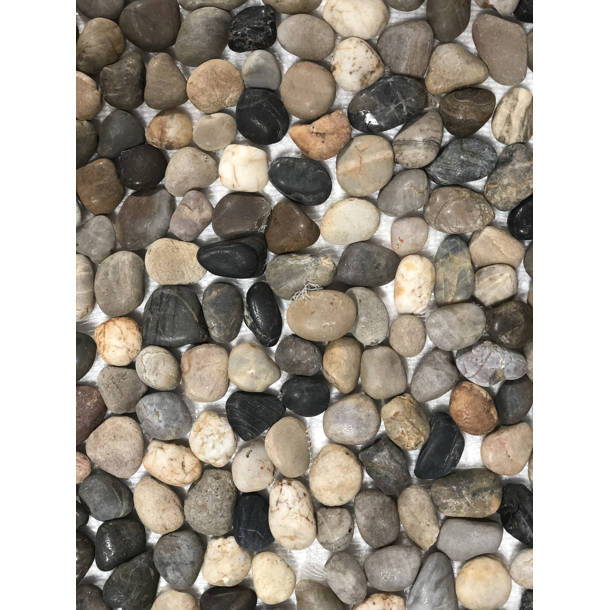 Solistone Anatolia Pebbles Random Sized Natural Stone Novelty Mosaic ...