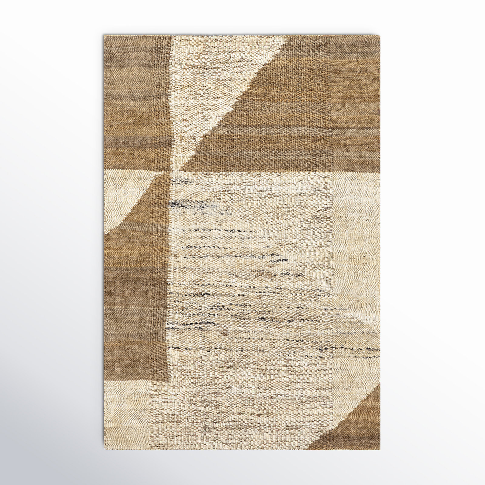 AllModern Quenton Geometric Wool Jute Area Rug for Dining Room Living ...