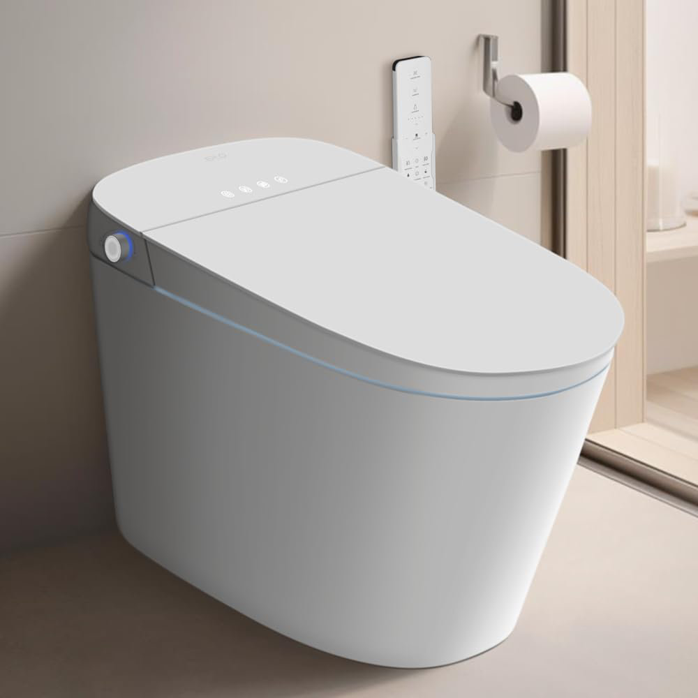 EPLO Smart Toilet ADA Comfortable Chair Height, 1000 Gram MaP Flushing ...