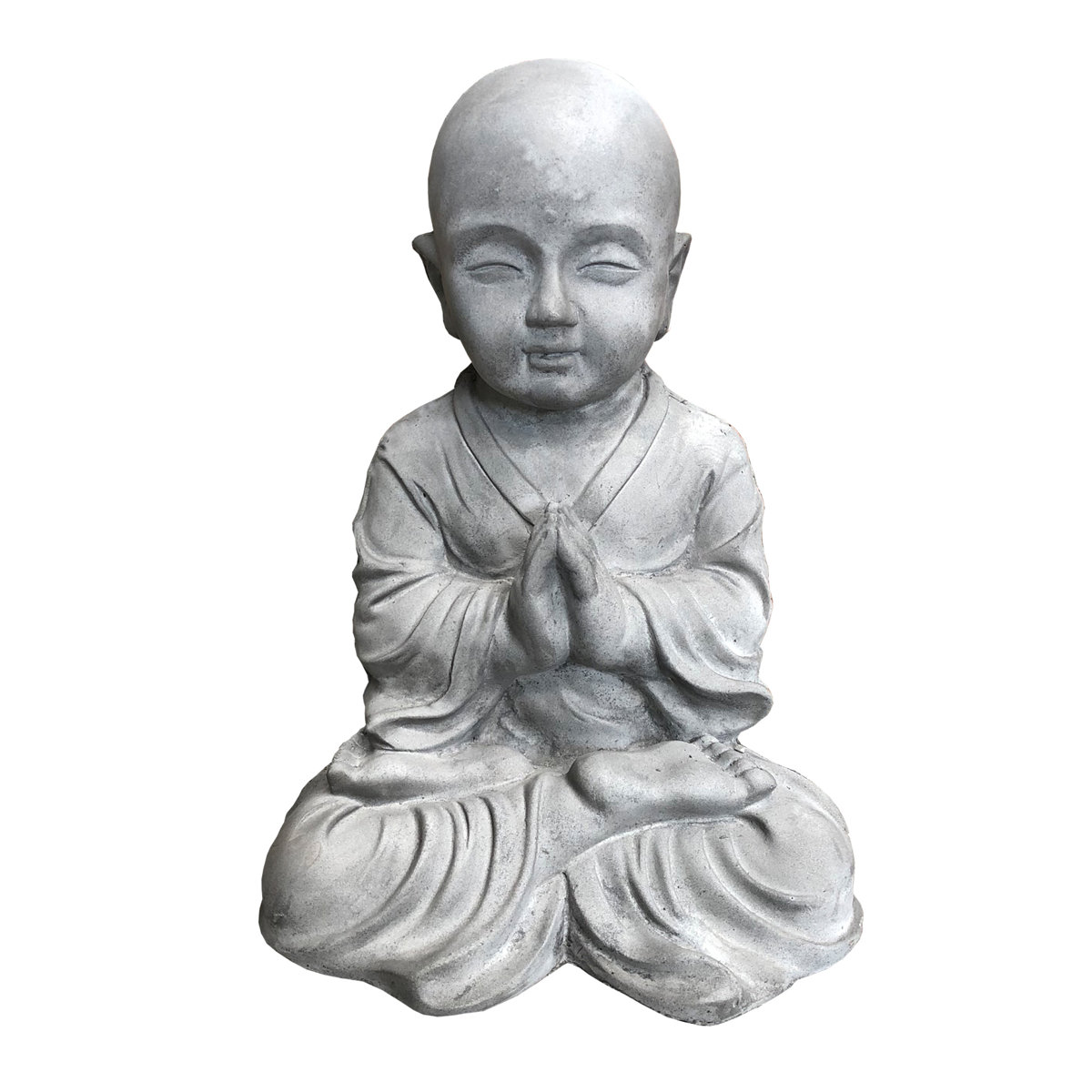 Dakota Fields Hauge Lightweight Sitting Praying Monk Statue | Wayfair