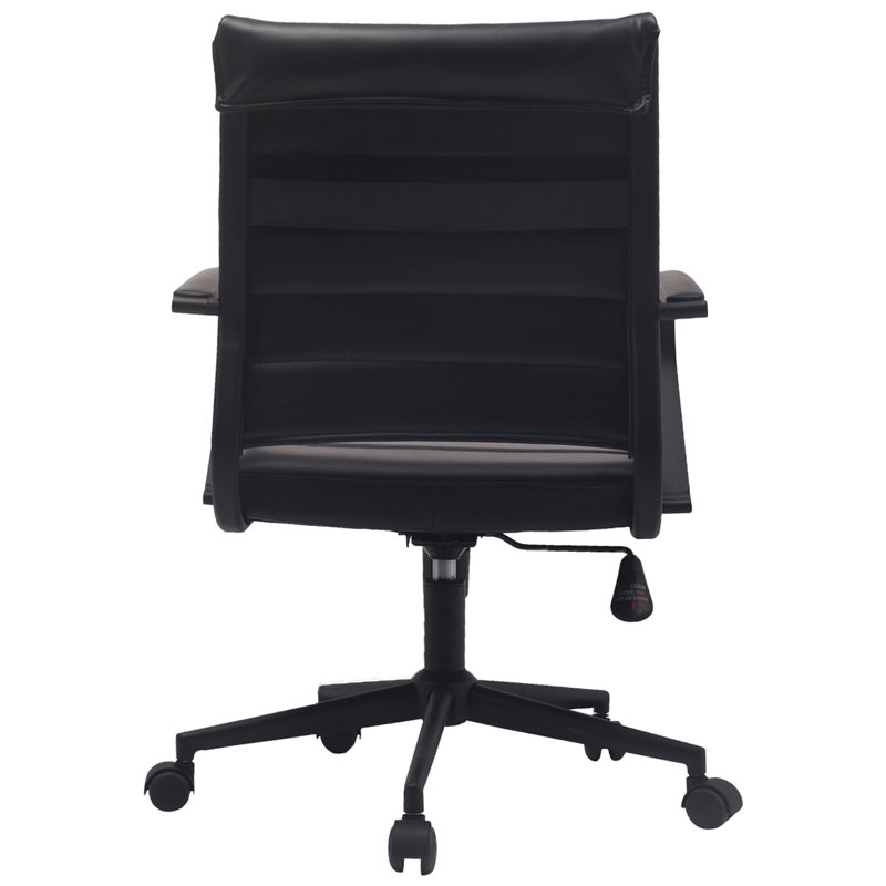 Ebern Designs Celadon Mid Back Ribbed Ergonomic Conference Chair ...