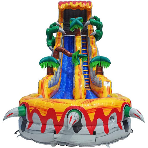 JumpOrange 25 FT T-Rex Commercial Grade Water Slide with Pool (with ...