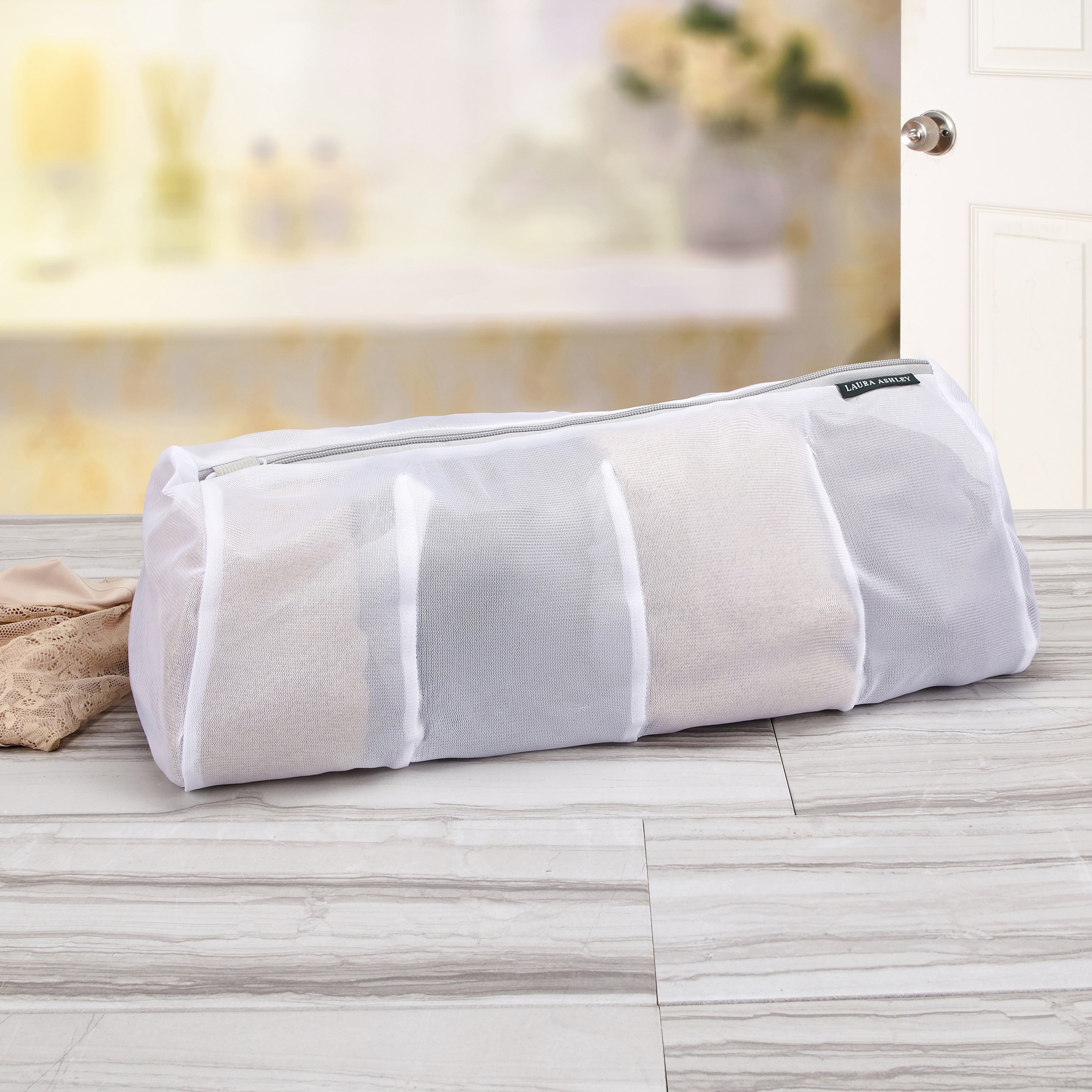 Bath Bliss Laura Ashley 4 Compartment Hosiery Wash Bag & Reviews | Wayfair