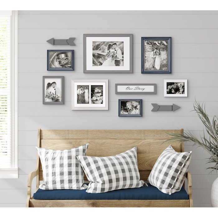 Laurel Foundry Modern Farmhouse Hertz Wood Picture Frame - Set of 8 ...