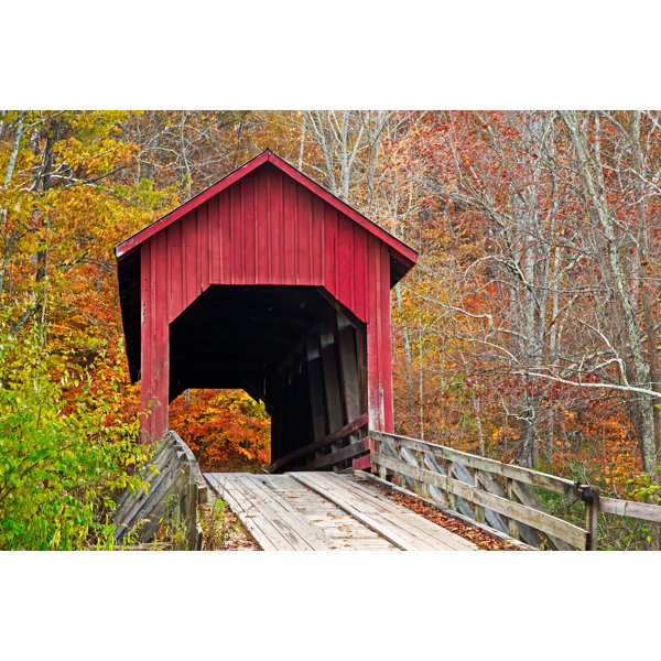 Millwood Pines " Blossom Covered Bridge " by Kenneth_Keifer - Wayfair ...