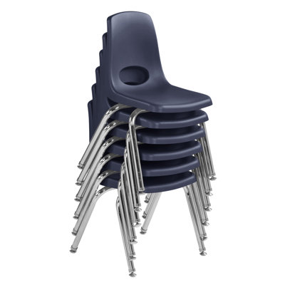 Factory Direct Partners Stacking Classroom Chair ( Set of 6 ) & Reviews ...