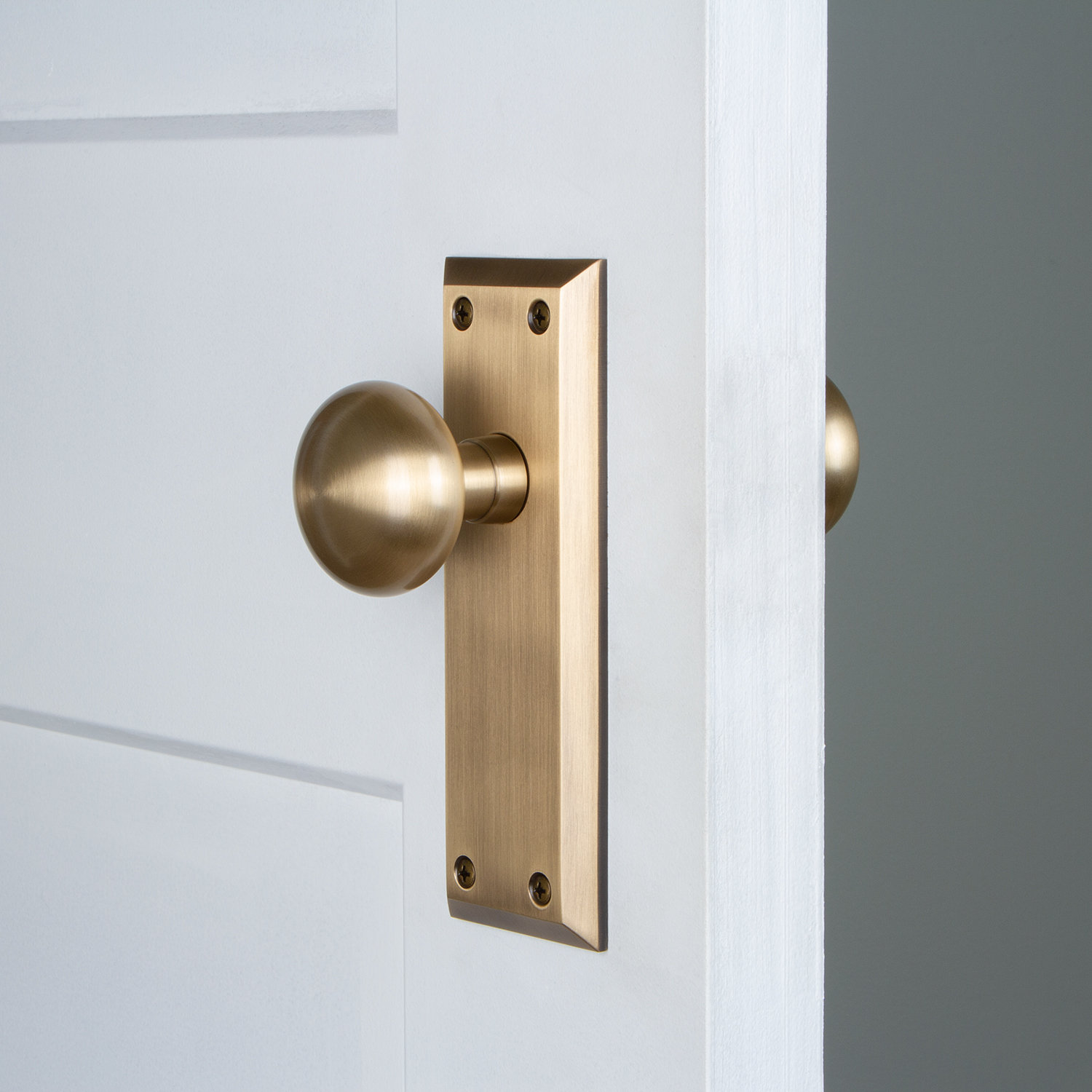 Grandeur Fifth Avenue Plate Double Dummy with Fifth Avenue Door Knob ...