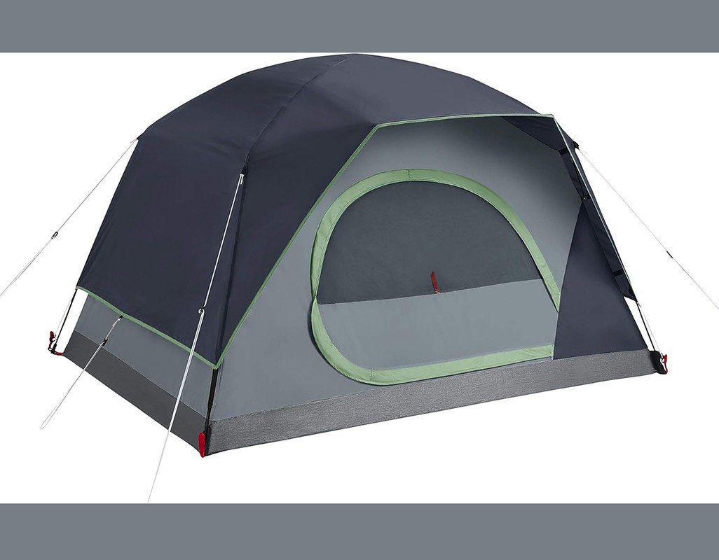 Wortola Weatherproof Tent , Includes Pre-Attached Poles, Rainfly, Carry ...