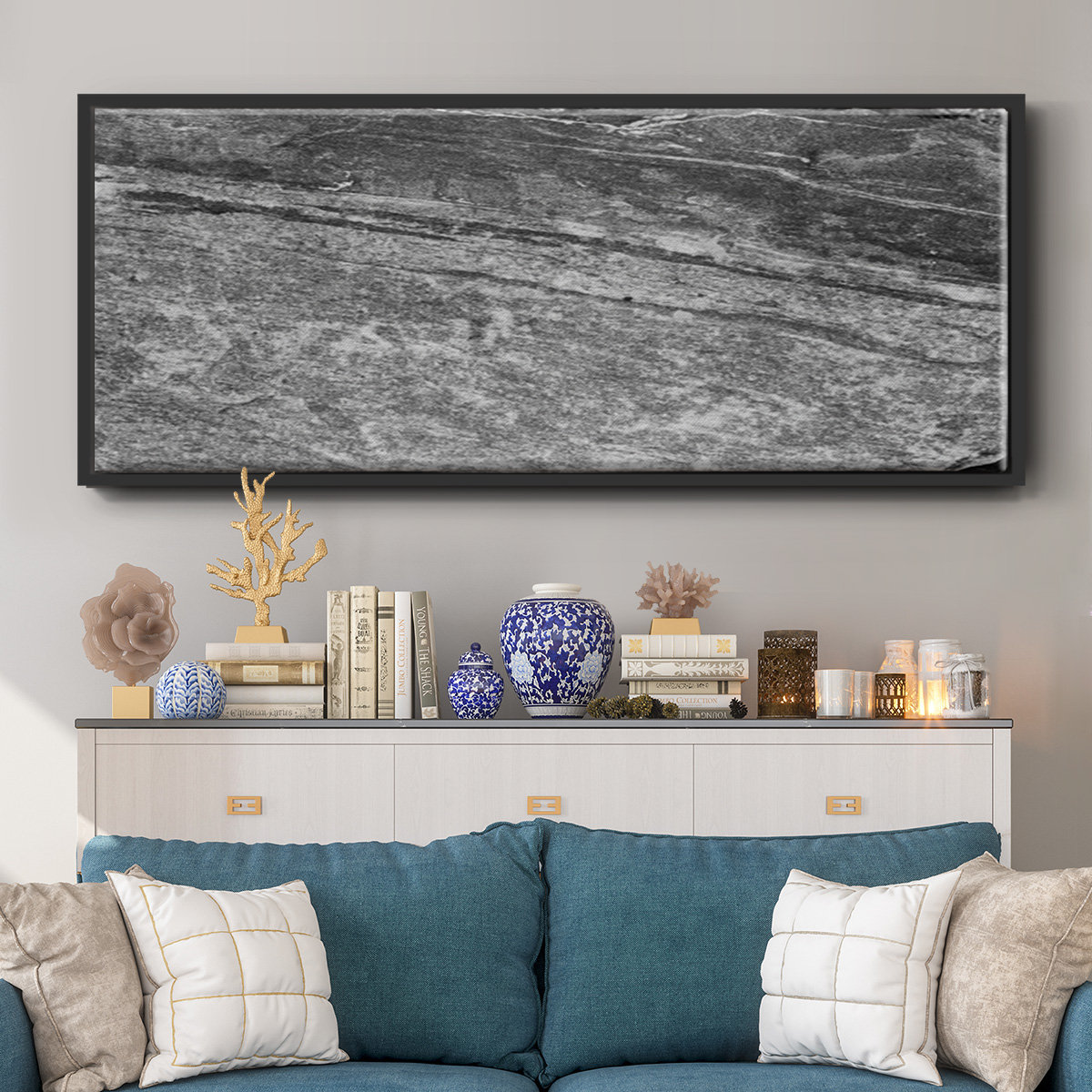 Wexford Home Found Textures VIII- Framed Canvas - Wayfair Canada