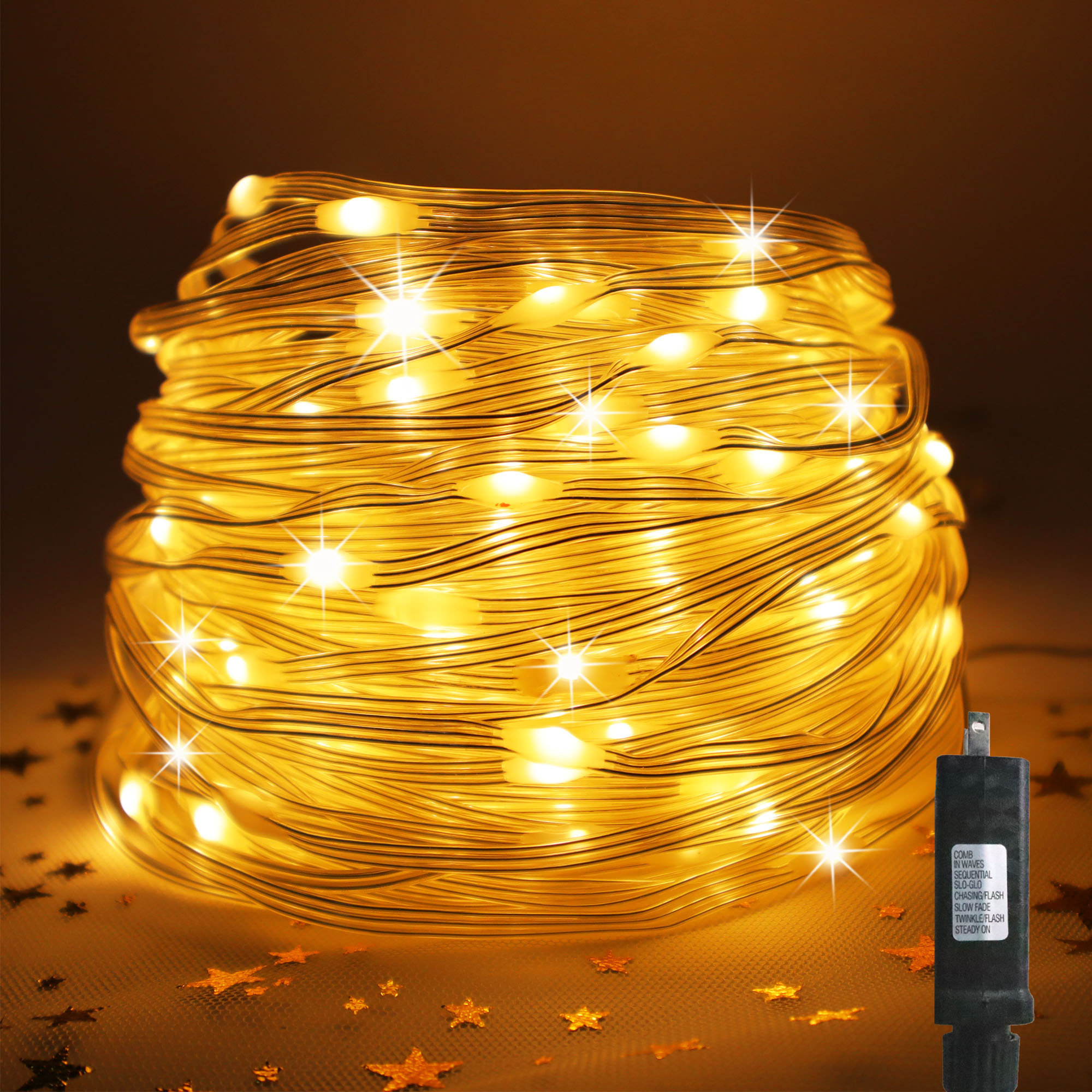 The Holiday Aisle® Aaraf 82' Led String Lights Clear Rubber Strand 8 ...