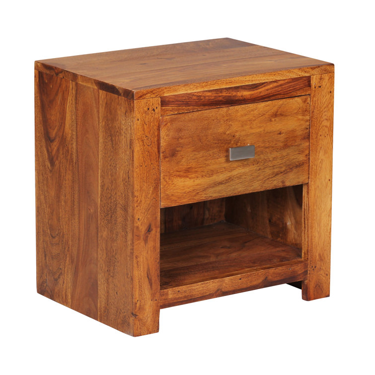 Union Rustic Fagan 1 Drawer Bedside Table | Wayfair.co.uk