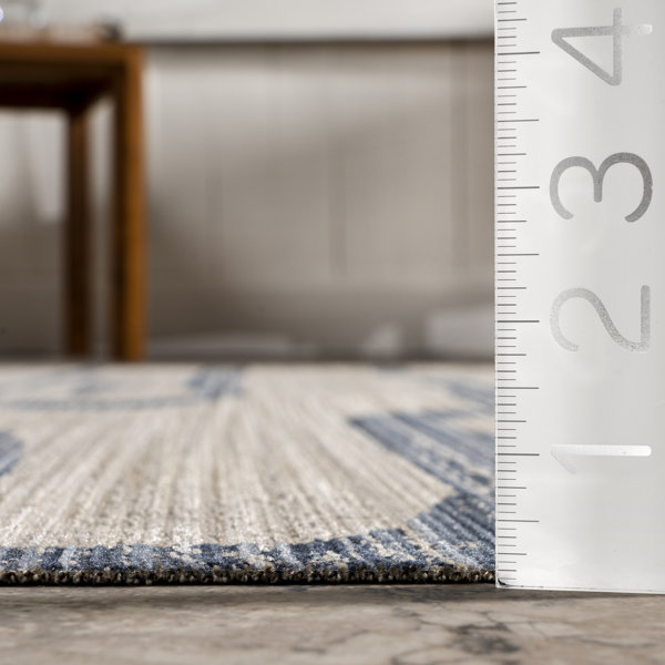 17 Stories Milani Contemporary Machine Washable Indoor/Outdoor Area Rug ...