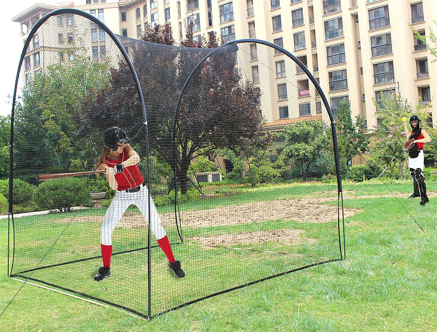 Kapler Batting Cage Baseball Softball, Batting Net Backyard Baseball ...