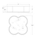 Visual Comfort Signature Alexa Hampton Basil 17" Flush Mount & Reviews ...