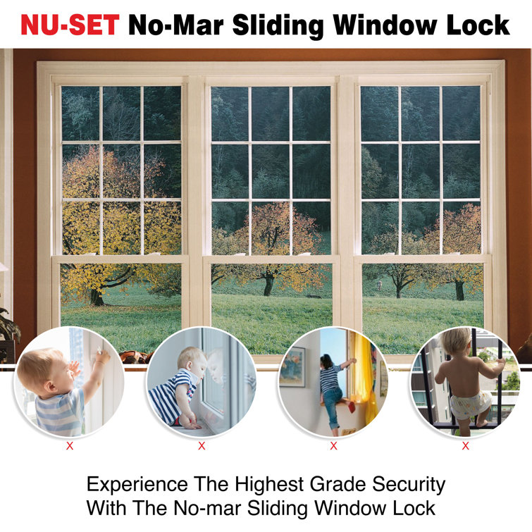 NU-SET Nuset Sliding Window Lock Catch | Wayfair