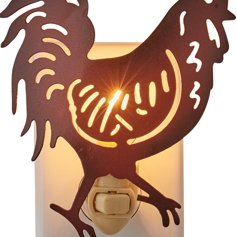 Park Designs Rooster Night Light | Wayfair