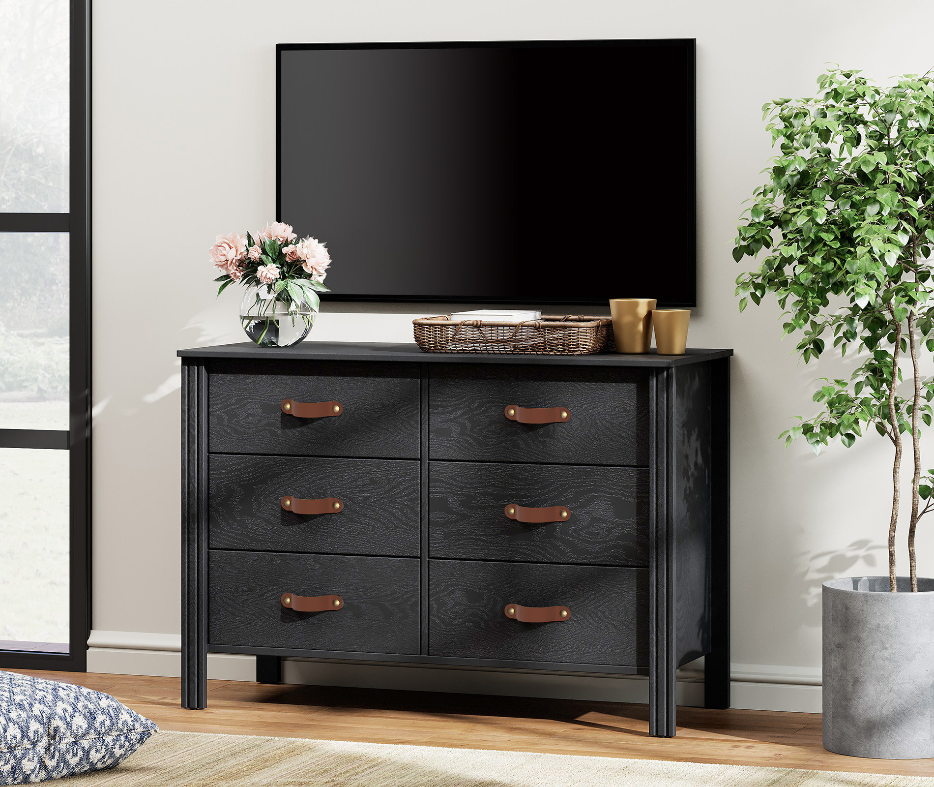 Winston Porter Kedrian 6 - Drawer Dresser | Wayfair