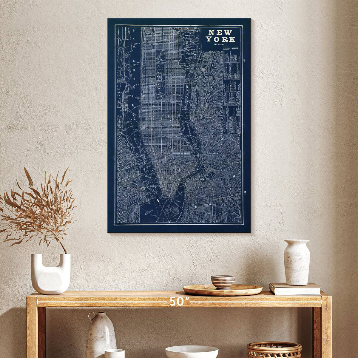 Elephant Stock Blueprint Map New York | Wayfair