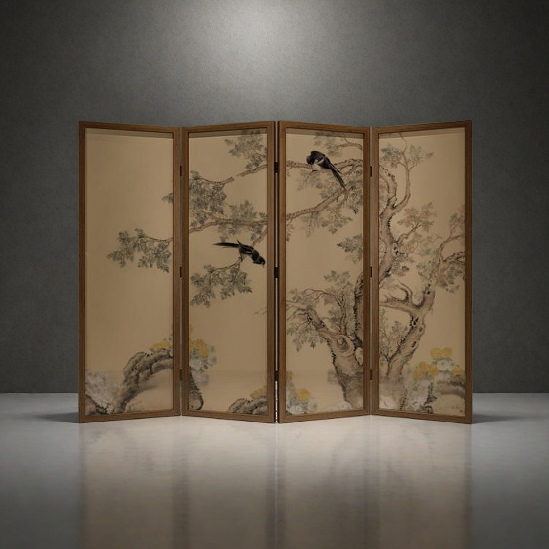 Lee's luxury furniture Retro Style Partition Screen | Wayfair