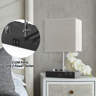 Ebern Designs Marshawn Table Lamp with 2 USB Ports, 2 Power Outlets and ...