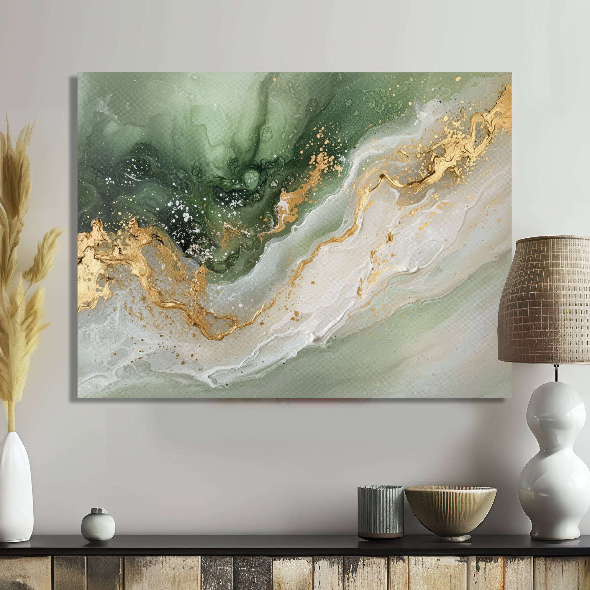 Latitude Run® Ephemeral Emerald Pathways To The Gemstone II - Modern ...