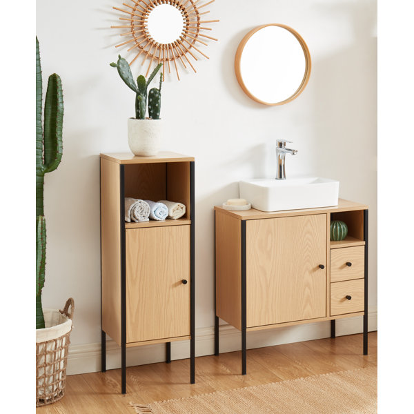 17 Stories Josielyn 600mm Wall Hung Single Vanity Unit | Wayfair.co.uk