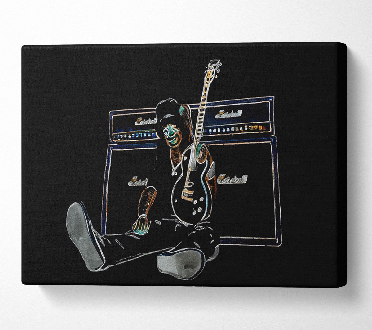 Borough Wharf Slash Guitar - Wrapped Canvas Art Prints | Wayfair.co.uk