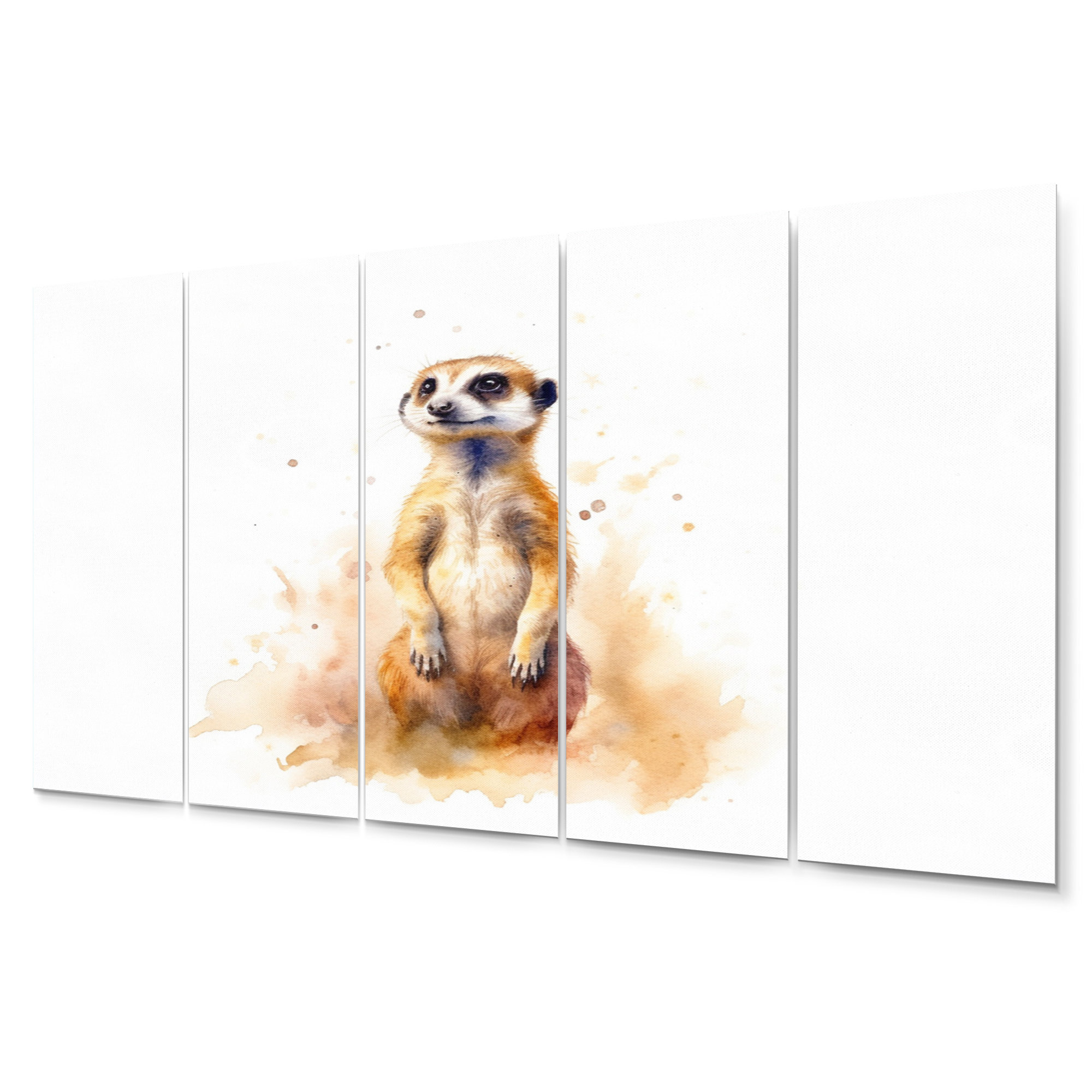 DesignArt Meerkat Watchers I - Animals Metal Wall Decor Set - Wayfair ...