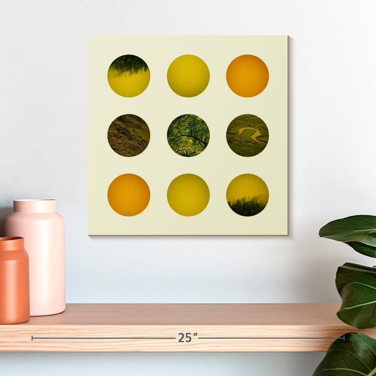 Wade Logan® Avery Earth Dot Pattern | Wayfair
