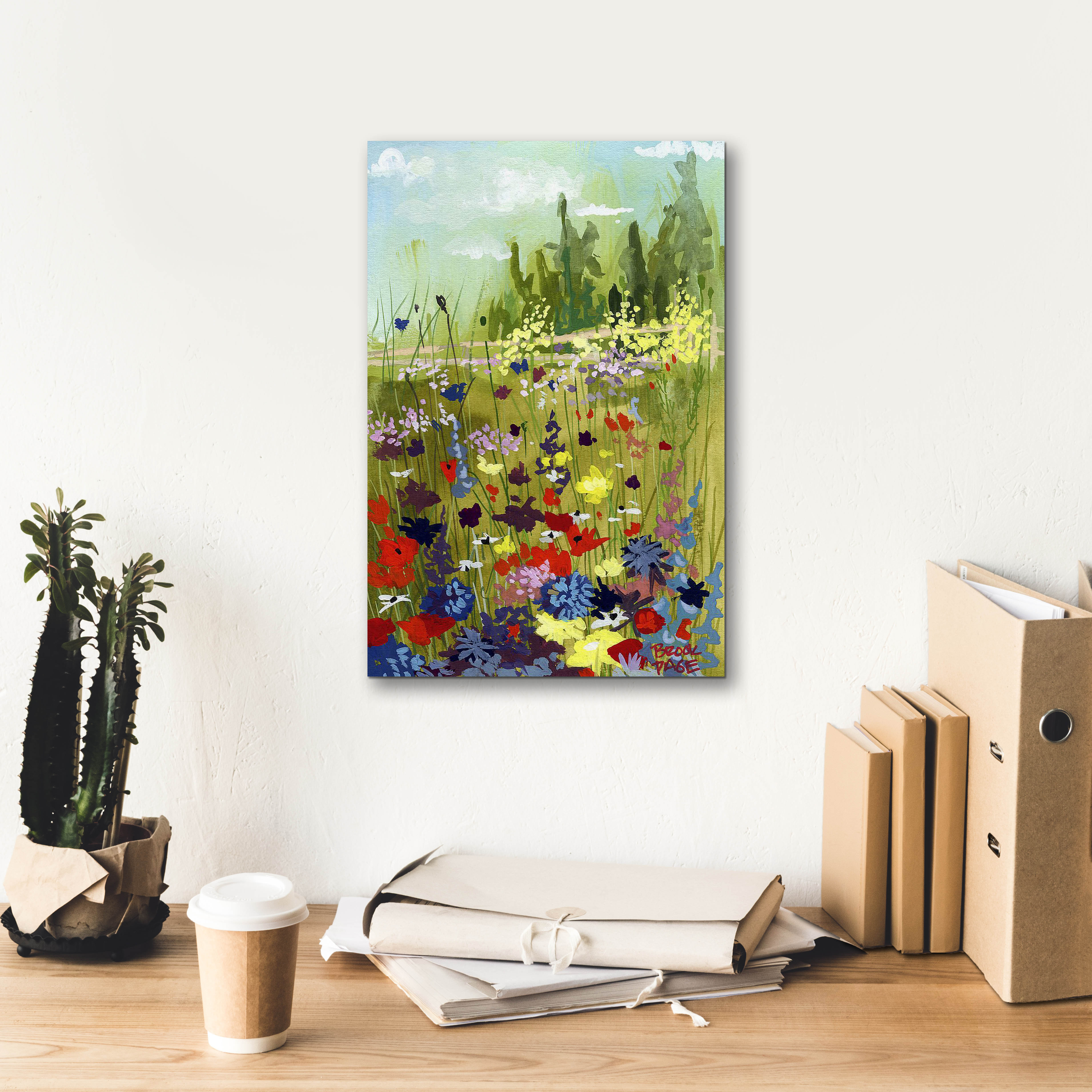 Lark Manor™ Wildflower Meadow' by Brook Page Canvas Wall Art | Wayfair